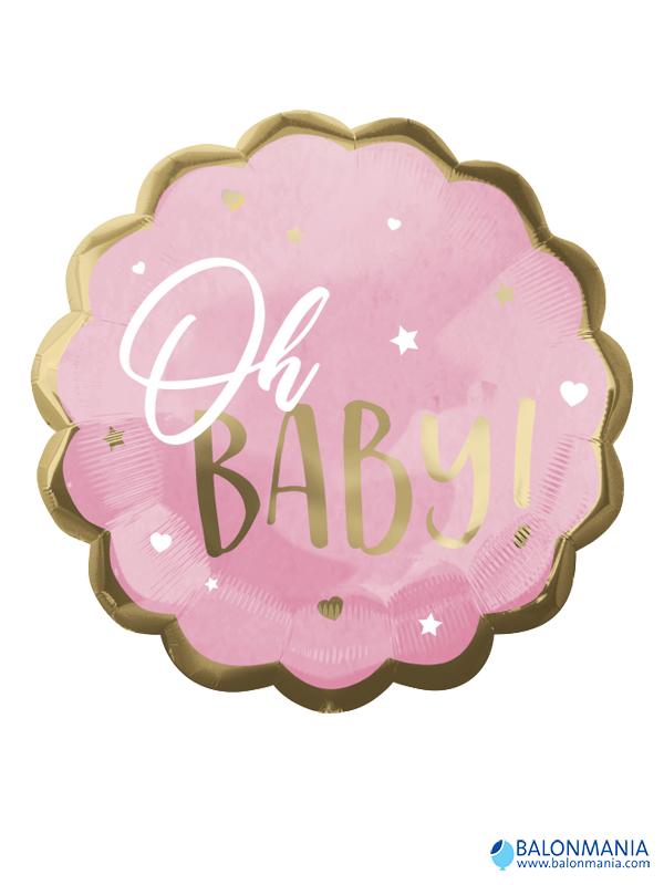 Balon deklica rojstvo jumbo - Vse za vašo zabavo!