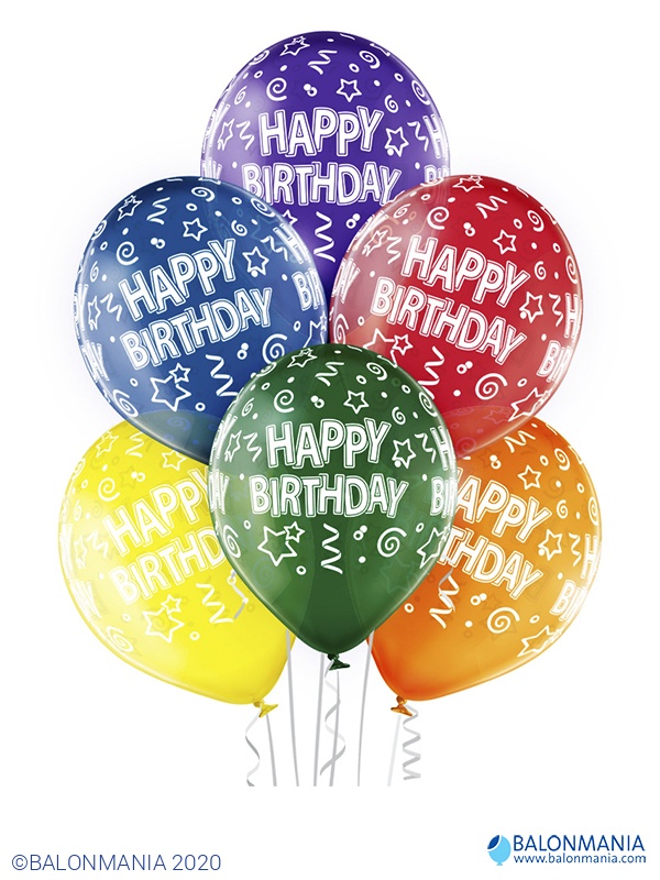 BALONI Z MOTIVI IN NAPISI - 30cm - Vse za vašo zabavo!